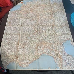 maps | Other | Vintage Shell Touring Europa Map Of Europe 969 | Poshmark